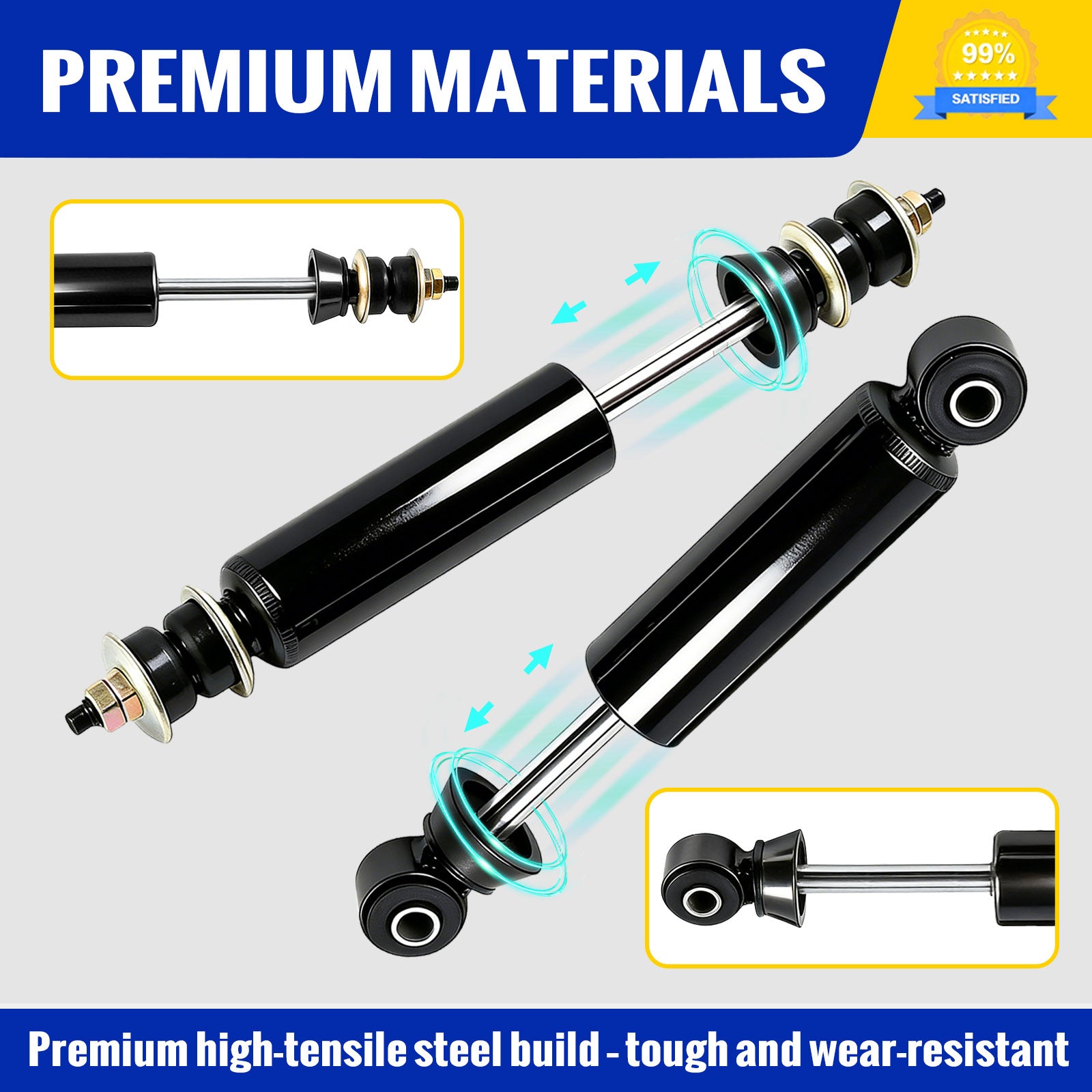 Club Car DS Shocks, Club Car Precedent Shocks, Golf Cart Front and Rea ...