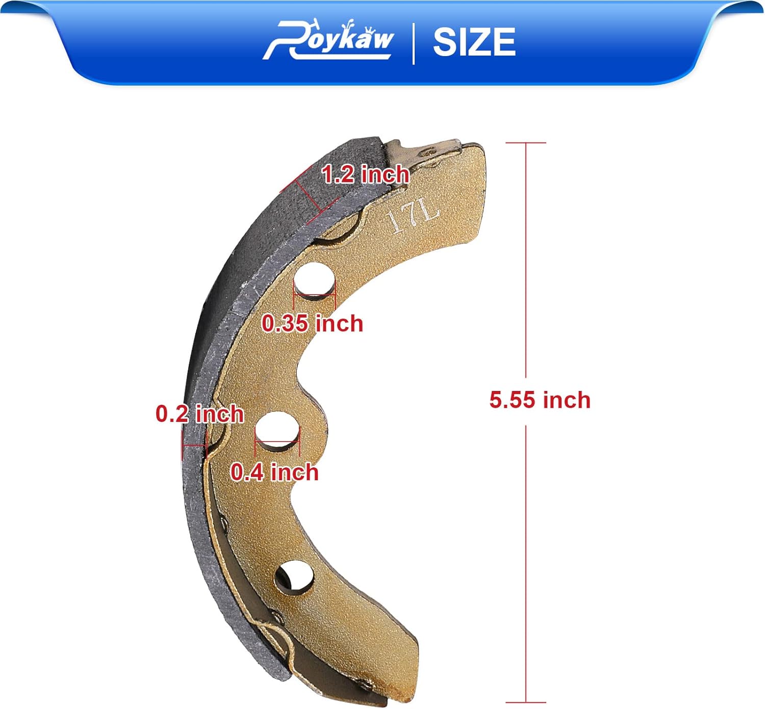 Brake Shoe Pads and Spring Kit for DS 1995-Up & Precedent Golf Cart Mo ...